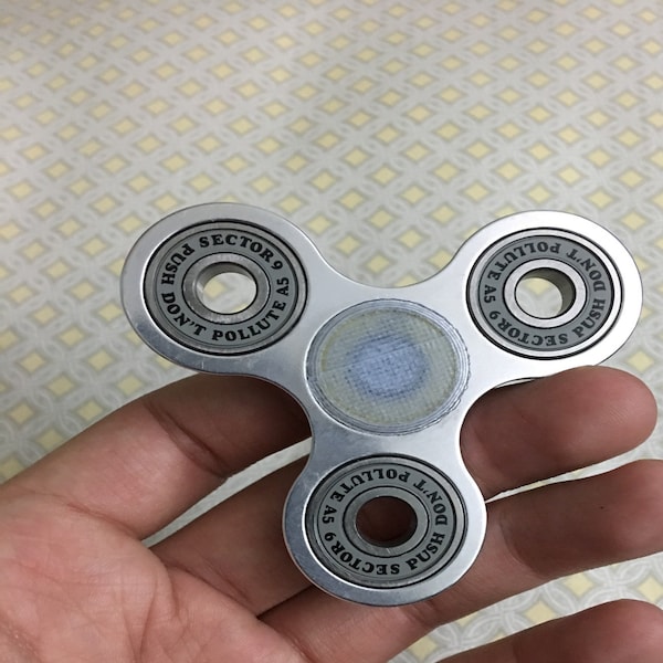 The Original Tri-beam Fidget Spinner in Polished Aluminum - Etsy