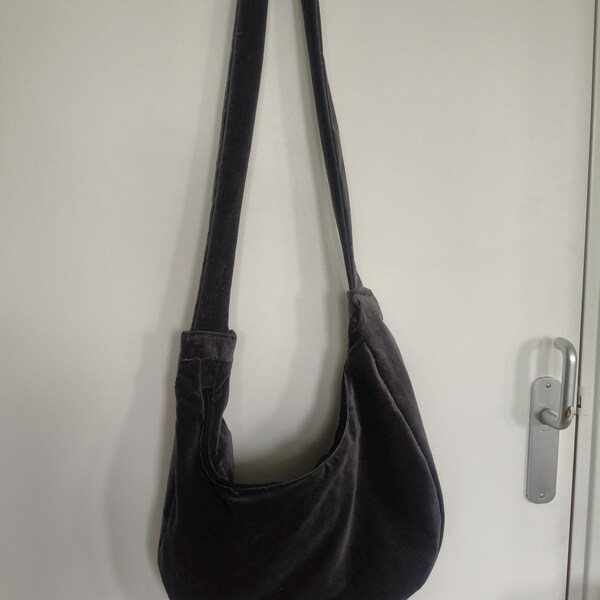 Crescent Bag Sewing Pattern, Oversized Hobo Bag, Crossbody Bag ...