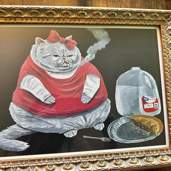 Goodbye Kitty- PRINT - Etsy