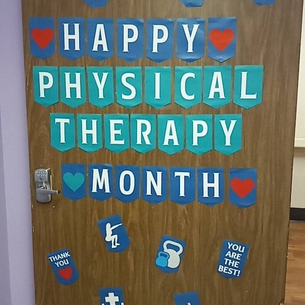Physical Therapy Month Printable Banner, Happy PT Month, Physical ...