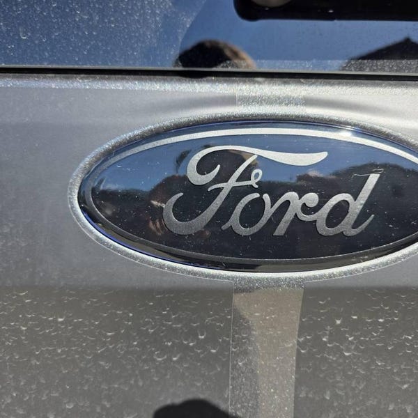 Set of 3 Gel Coated Ford Logo Gel Coated Emblem Overlays Fiesta / Focus ...