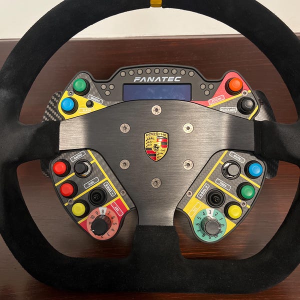 Fanatec Rally Module 10mm Stickers for Various Simulator Wheel/button ...