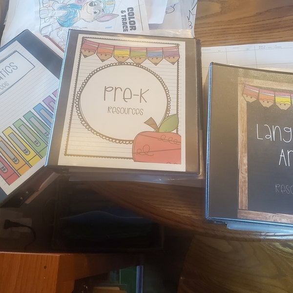 Colorful Teacher Binder Covers and Spines: Vintage Vibes Elementary ...