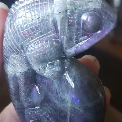 Moss Agate Snail Carving Large // Red Moss Slug // Crystal // Healing ...