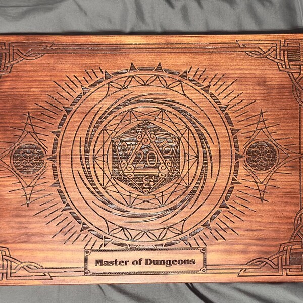 Dungeon Master Screen | Wooden RPG Screen Gift | Dnd Gift | Table Top ...