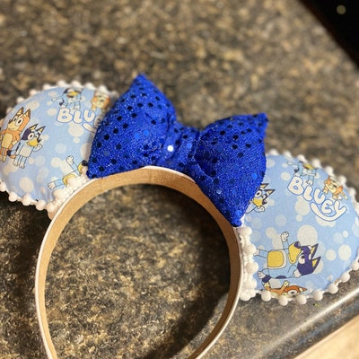 Bluey Mouse Ears, Mouse Ears, Bingo Ears, Bluey and Bingo, Bluey Disney ...