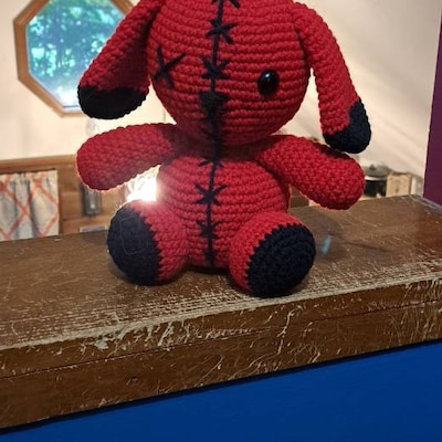 Crochet Voodoo Doll Bunny Devil Bunny Plush 666 Satan - Etsy