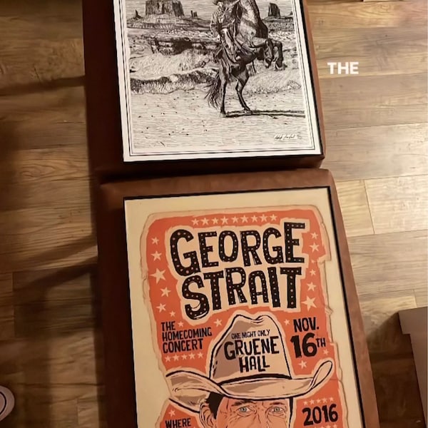 George Strait Concert Poster - 2016- 12"x18" Signed by the Artist - Etsy