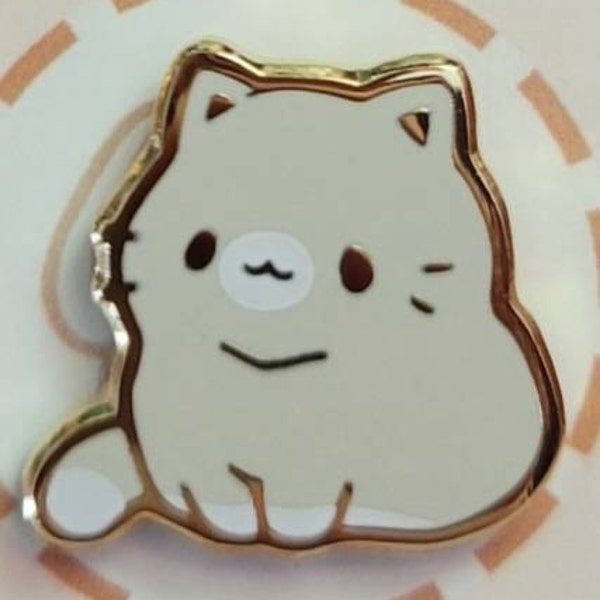 Cat 0.65" | Tiny Pals Mini Enamel Pins | Cute Animal Board Filler ...