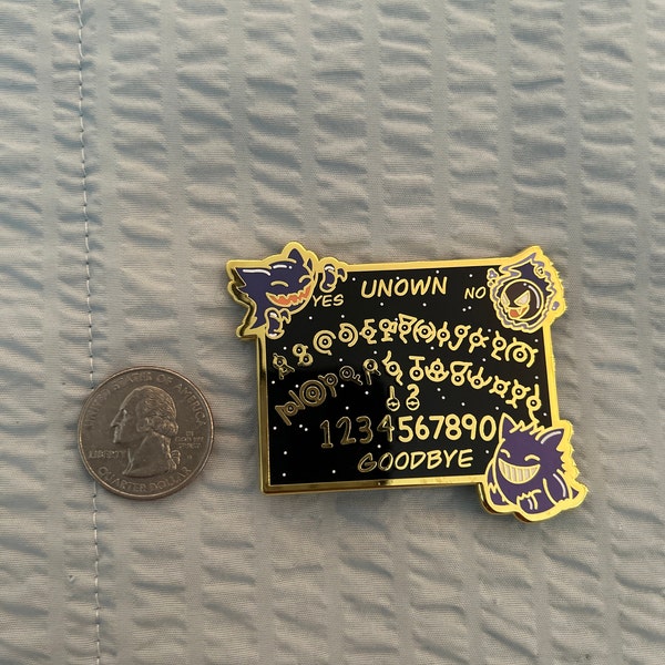 Gengar Ouija Board Enamel Pin - Etsy