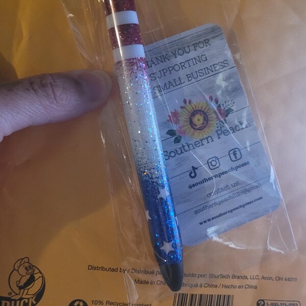 Affirmation Pen Set Papermate Glitter Pens - Etsy