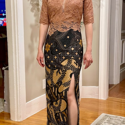 Kebaya off Shoulder, Custom Kebaya Modern, Custom Formal Event Dress ...