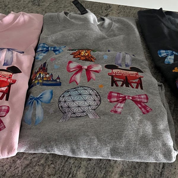 Coquette Bows Disneyworld Shirt, Ribbon Minnie Mouse Shirt, Coquette ...