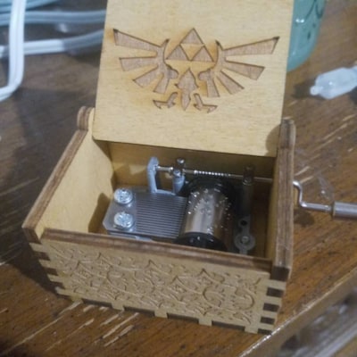 Music Box 3D Light Led Theme Music Wooden Engraved Handmade - Etsy