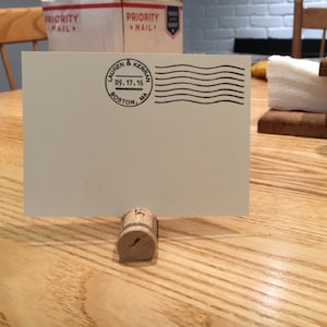 Wedding Postmark Custom Rubber Stamp AD53 - Etsy UK