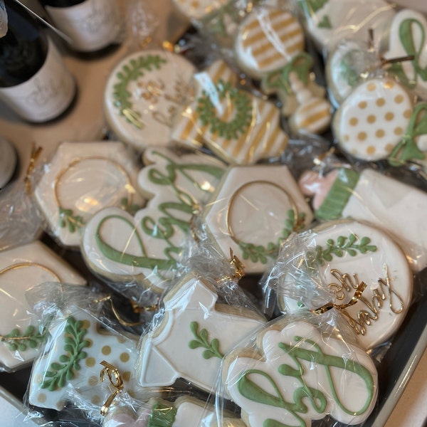 18 Greenery Baby Shower Cookies - Etsy