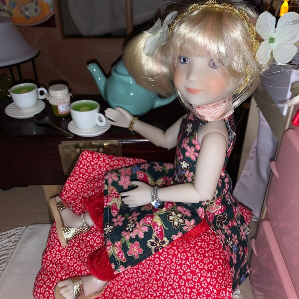 Doll Dress for 18 Inch American Girl/ Fall Autumn Doll Fashions Outfit ...