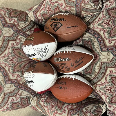 Football Bladder and Lace Repair Kit NFL to Junior Size Bladders Lacing ...