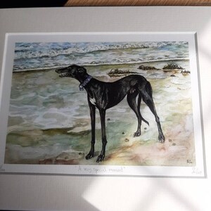 The Last Dance at Sunset Whippet Art Print - Etsy