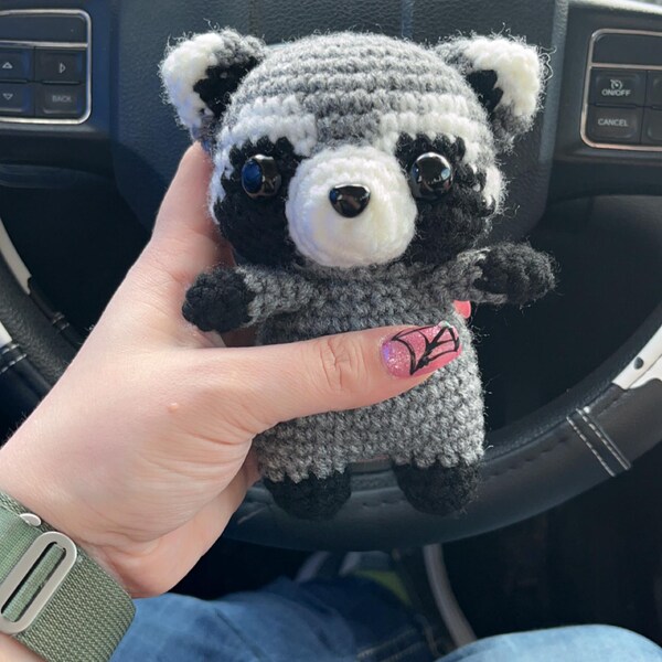 Crochet Pattern - Chocho the Raccoon, Cute, Soft Toy, Handmade ...