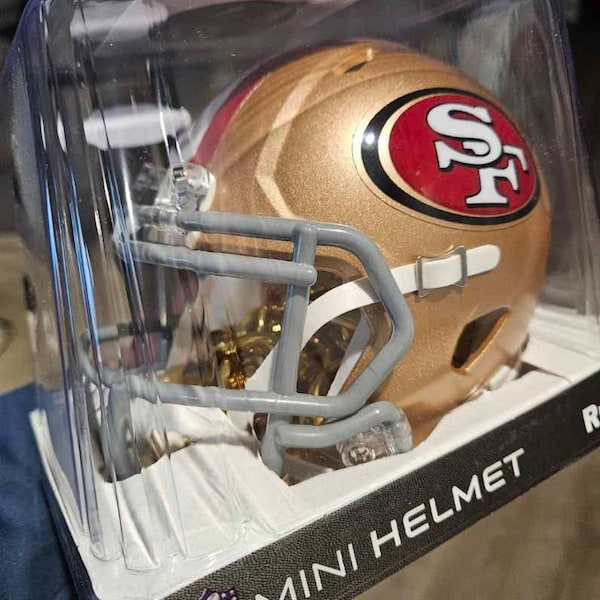 San Francisco 49ers Mini Helmet Gold Fan Chain/necklace! Perfect for ...