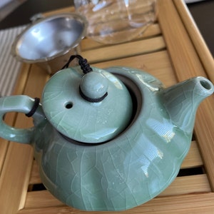 Travel Gong Fu Chinese Tea Set Bird Flower - Etsy