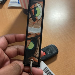 Embroidered Key Tag / Jet Tag - Etsy