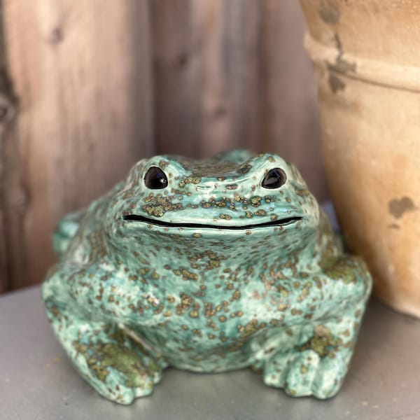 CUSTOM Painted Ceramic Arnel Toad Toilet Paper Holder LARGE - Etsy