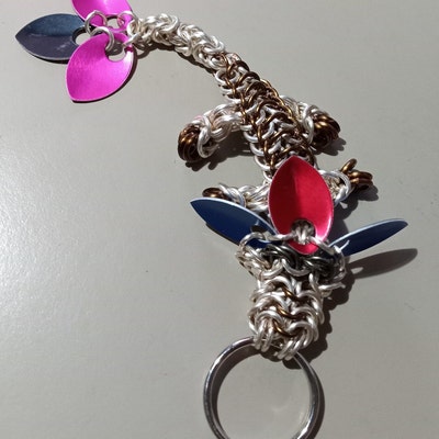 Chain Maille Tutorial Captured Beads Bracelet - Etsy