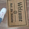 Labyrinth Welcome Mat Worm Outdoor Doormat Come Inside and Have A Nice ...