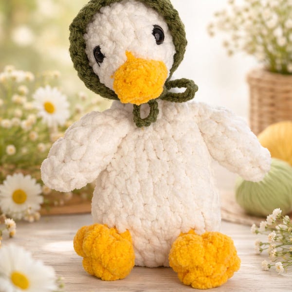 Dolly the Gosling Crochet Pattern | NO SEW Crochet Pattern | Cute ...