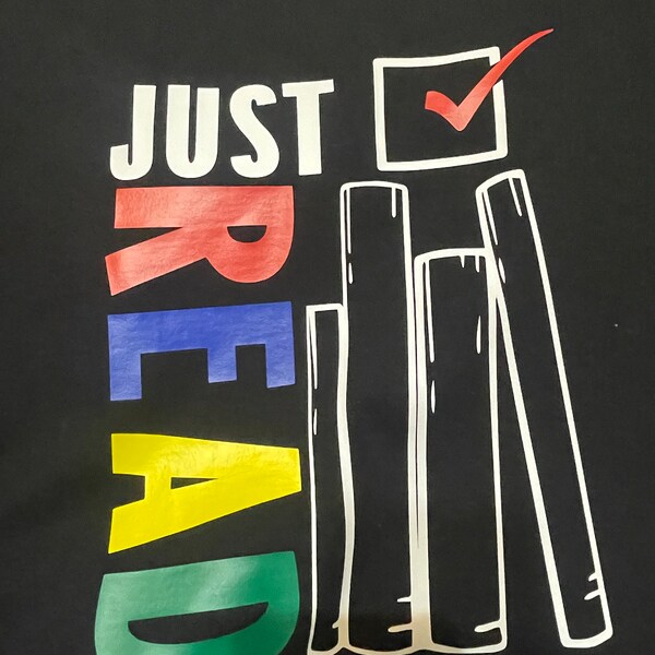 Just Read SVG, Dxf, Eps, Png-cricut-silhouette, Instant Digital ...