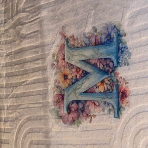 Alphabet Watercolor Png, 26 Floral Letters Clipart, Digital Print ...