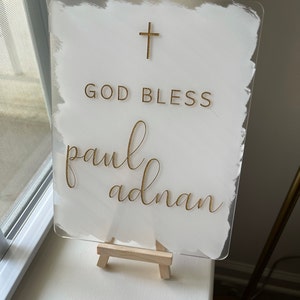 God Bless Acrylic Sign - Etsy