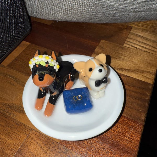 CUSTOM Clay Pet Jewelry Dish | Clay Pet Trinket Dish Commission - Etsy