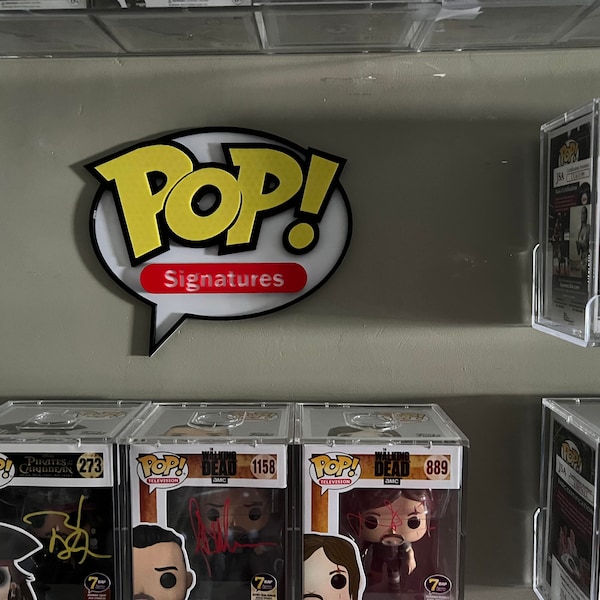 Custom Funko POP Logo Display Sign With Categories - Etsy