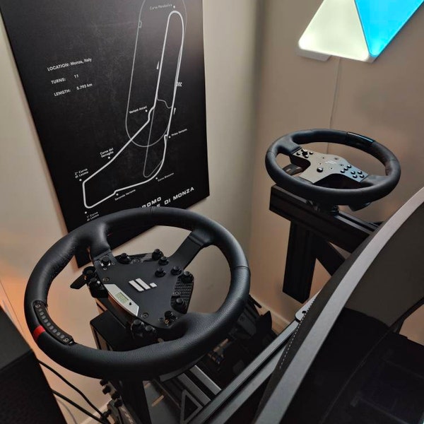 Simagic/moza Steering Wheel Wall Mount/8020 Aluminium Profile Mount - Etsy