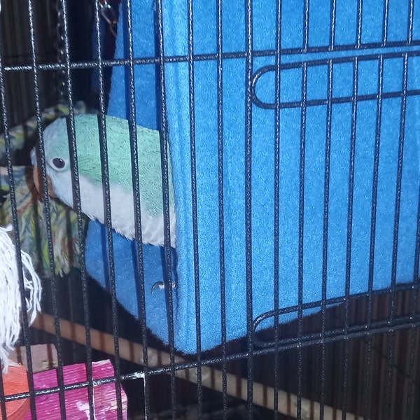 Side Mount Cozy Bird Hut, Bird Tent for Any Young or Special Needs ...