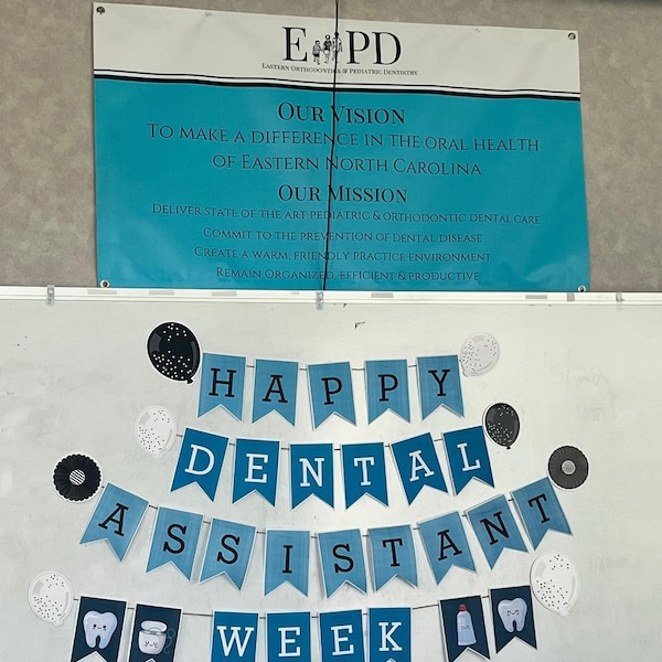 Happy Dental Assistant Week Banner Printable / Printable Happy Dental ...