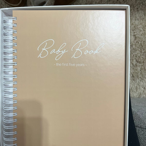 Baby Book | Personalized Baby Book | Baby Memory Book | Baby Shower ...