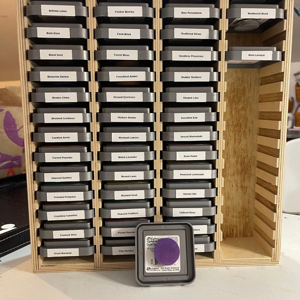 60 Slot High Profile Distressed Ink Storage for Tim Holtz Style Ink ...