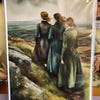 Jane Austen Map of England Art Print, Jane Austen Story Map Poster ...