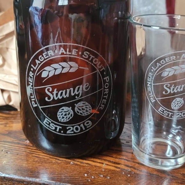 Personalized Beer Growler, Engraved Growler, Custom Beer Gifts, Beer ...
