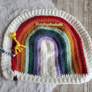 Phoenix Rainbow Blanket PATTERN includes 3 Sizes - Etsy
