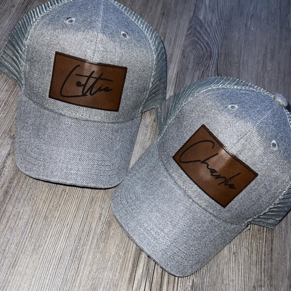 Custom Toddler Ball Cap Hat With Mesh Back, Infant Hat, Signature Hat ...