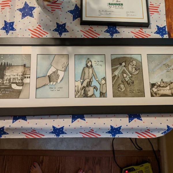 5x7 - 3 4 5 6 7 8 9 Opening Black Picture Frame With Multi Opening ...