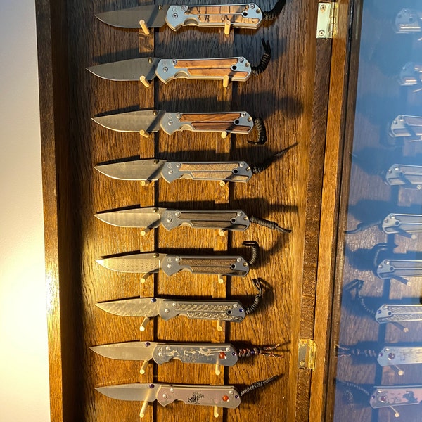 Rustic Knife Display Case - Etsy