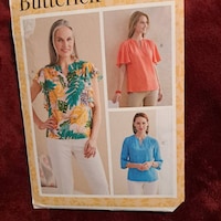 Uncut Butterick B6674 6674 10225 Sewing Pattern Misses Easy Sleeveless ...