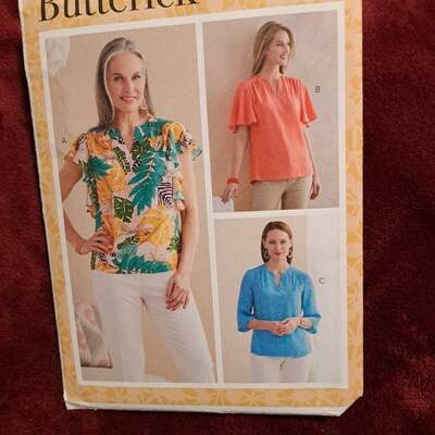 Uncut Simplicity 8134 Sewing Pattern, Great Summer Wrap Front Pants ...