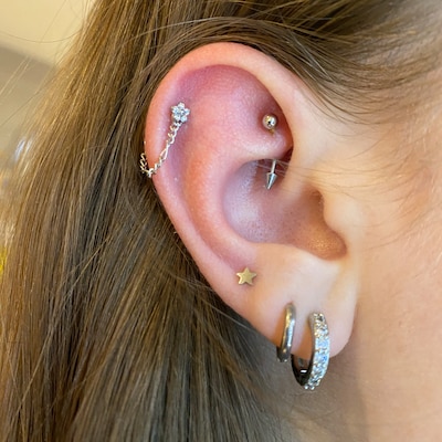 Piercing Internal Balls Replacement Parts 2pcs Titanium Piercing Plain ...